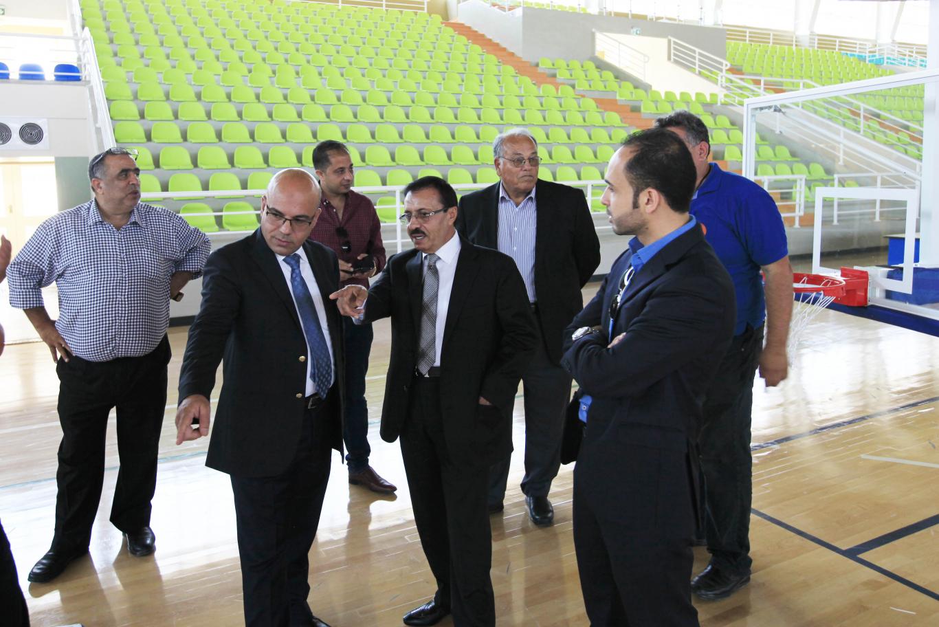 رئيس مجلس الإدارة الدكتور يوسف عصفور يزور الجامعة العربية الامريكية ...